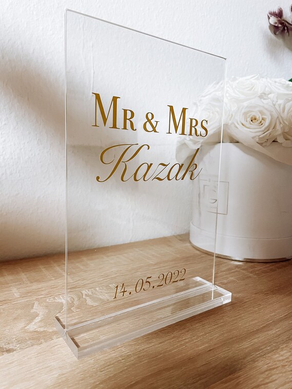 Table Stand / Name Display / Table Decoration Acrylic for - Etsy