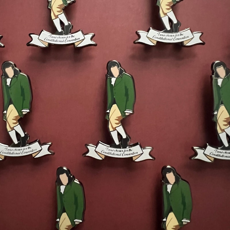 Hamilton Enamel Pin - Etsy