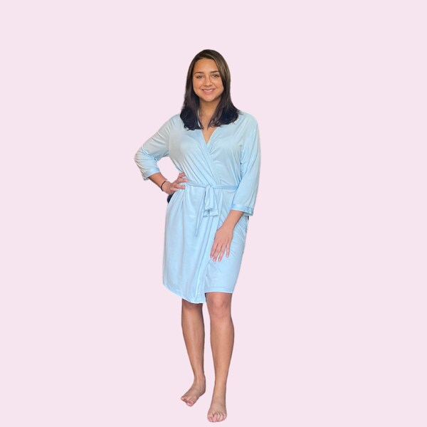 Light Blue Robe - Etsy