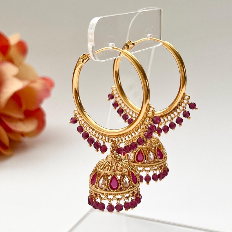 Indian Earrings - Etsy