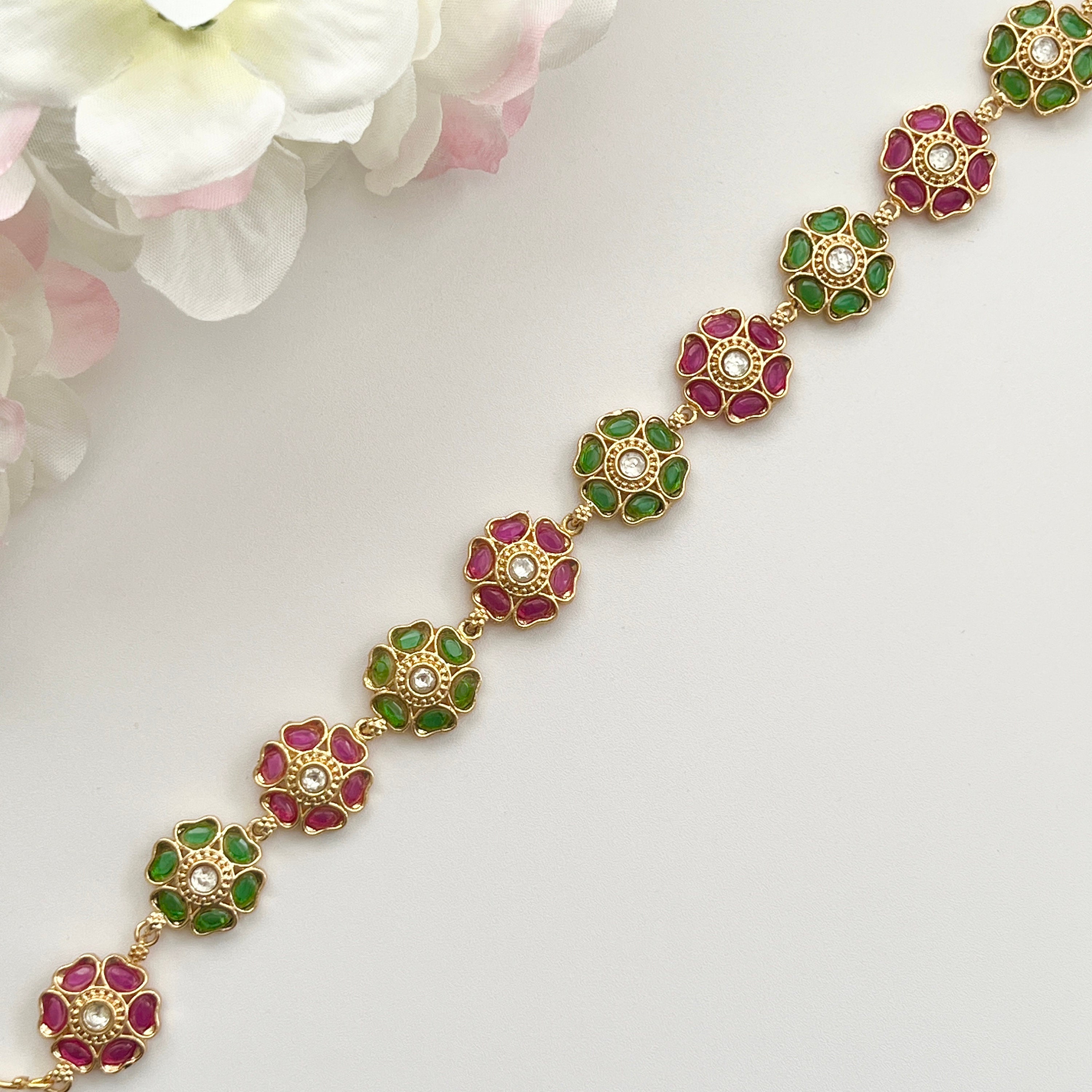 Kundan Matha Patti Sheeshphool Kundan Wedding Headband Bridal Diamond ...