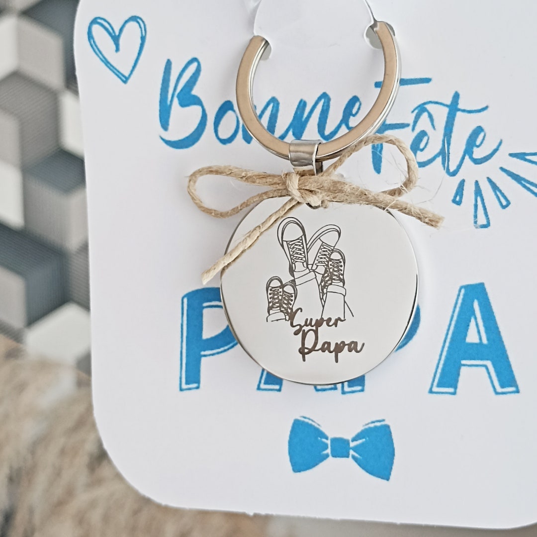 Super Dad Key Ring _ Personalized Father's Day _ Godfather Gift ...