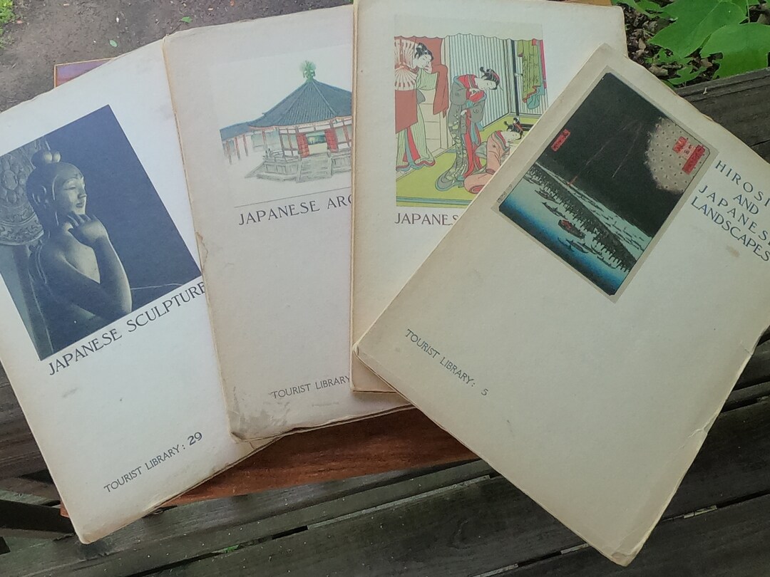 Four Vintage Japanese Tourist Library Books - Etsy