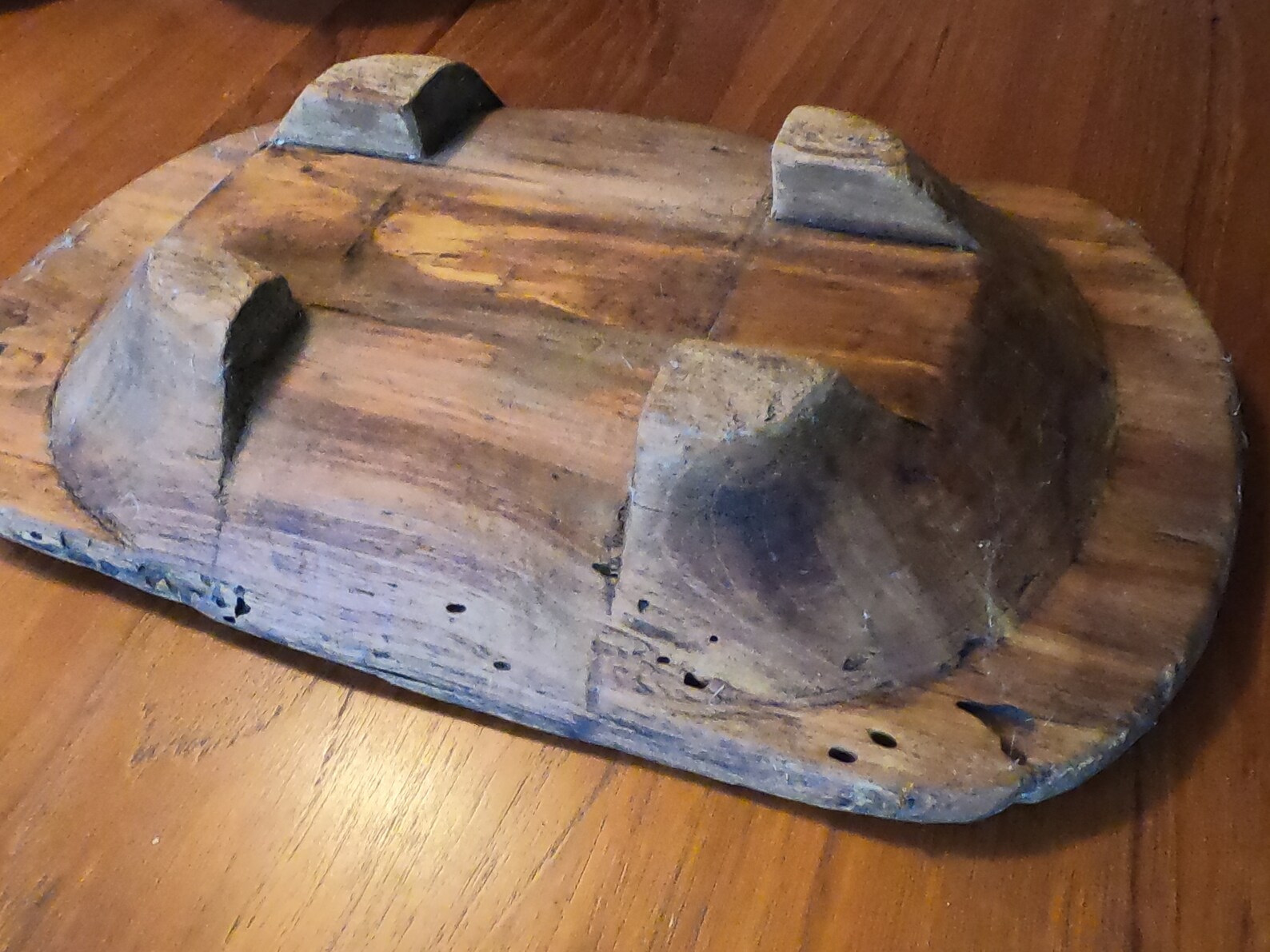 Vintage Tarahumara Wooden Handmade Dough Bowl Footed - Etsy