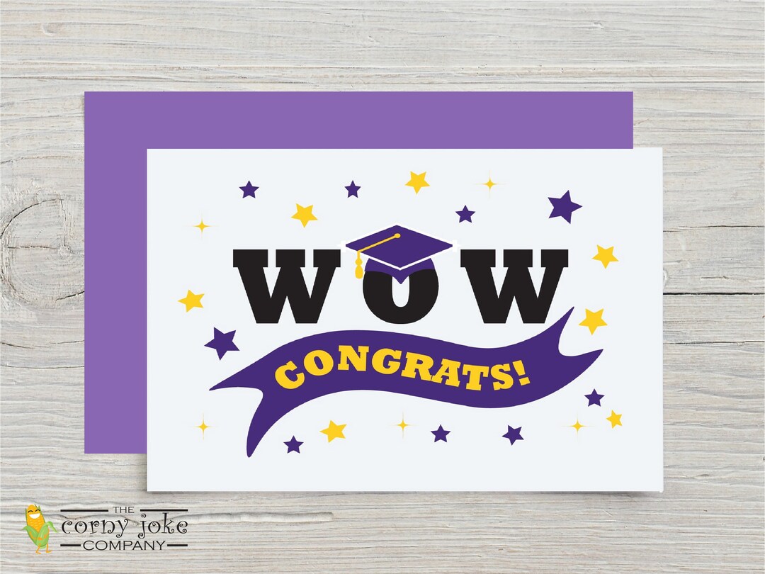 LSU Inspired Graduation Card Louisiana State University Inspired ...