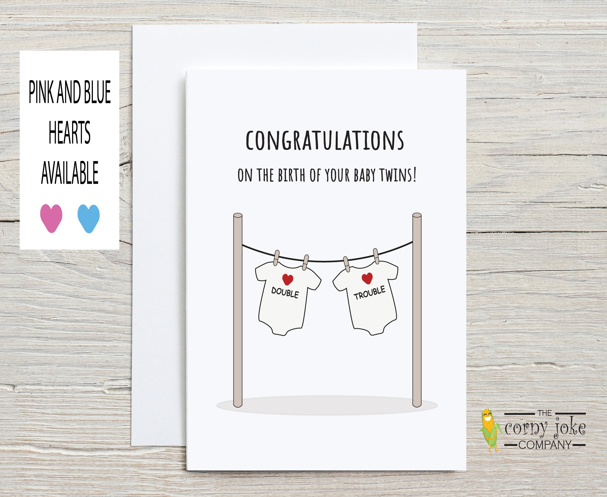 Twin Baby Shower Card, Funny Twin Baby Card for Mom Expecting Twins ...