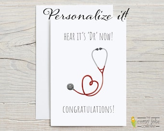 Graduation Card|for Medical Graduate|for Medical Doctor - Etsy