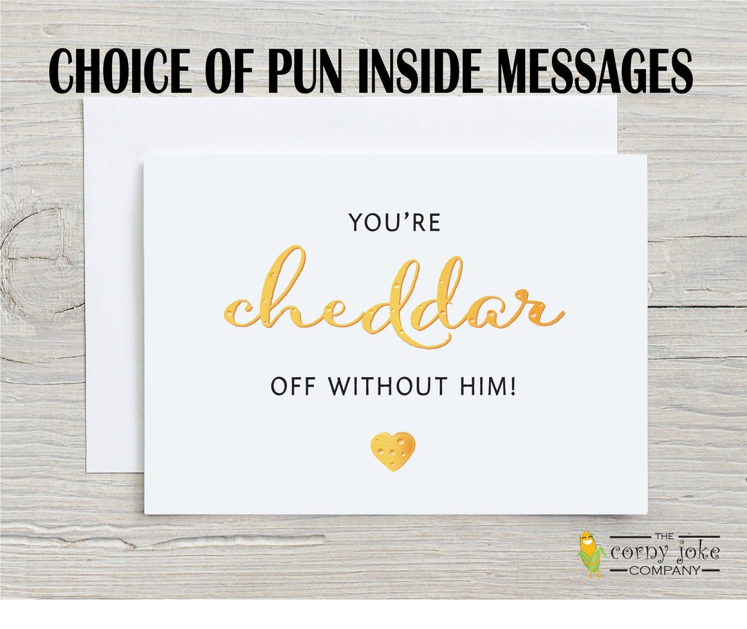 Break up Card, Divorce Card With Cheese Pun for Her, Support Cheer up ...