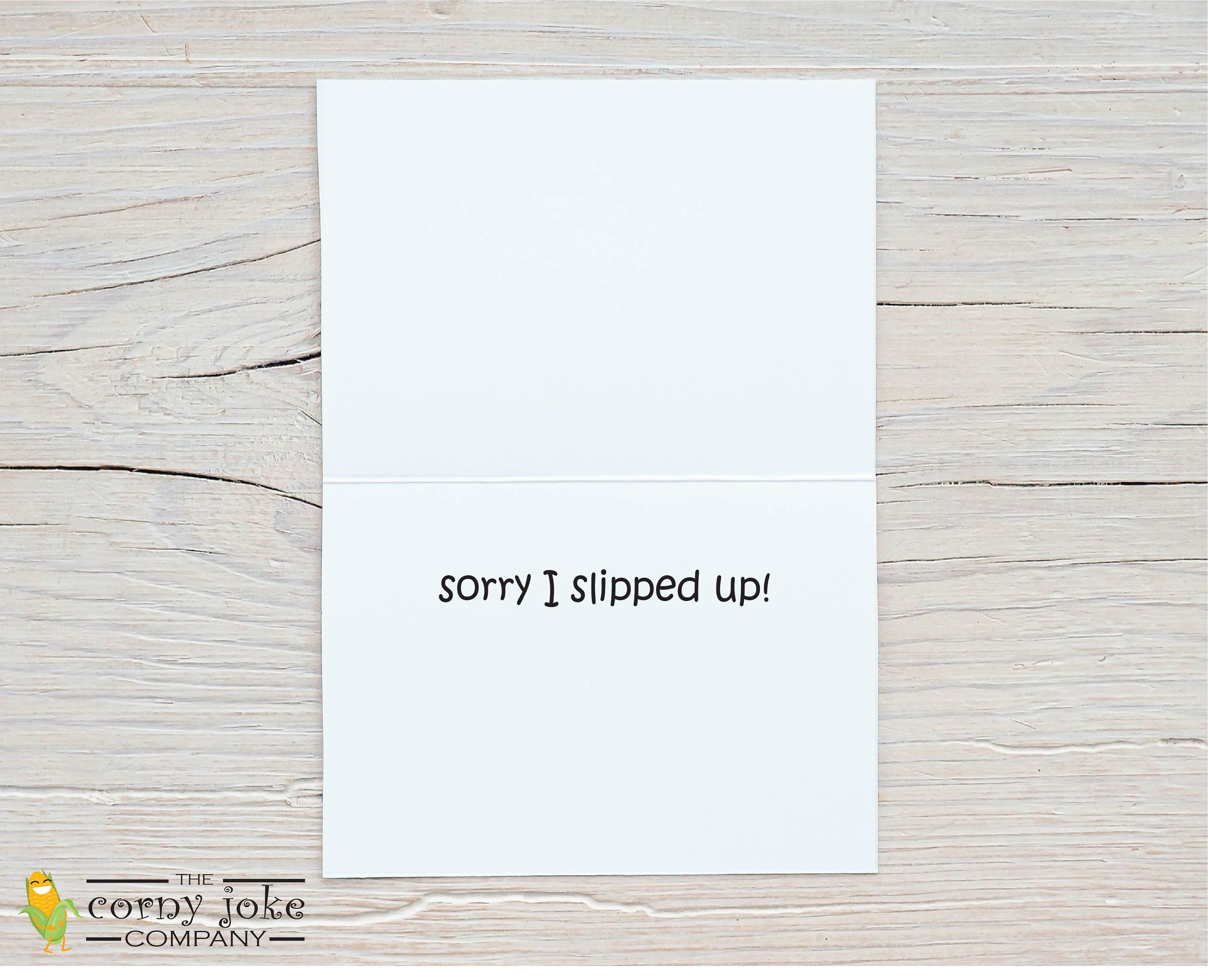 Sorry Card, Apology Card to Say Forgive Me With Cute Banana Figure Pun ...