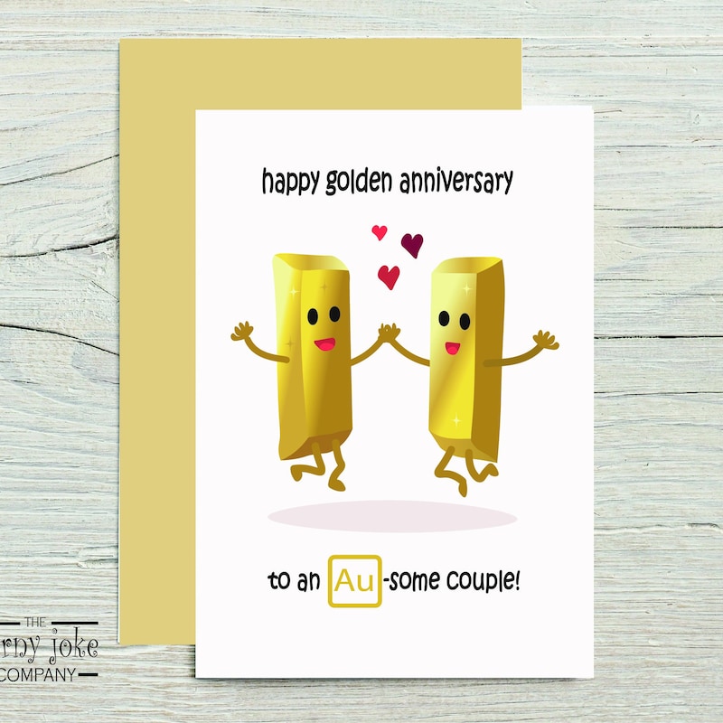 50th Anniversary Funny Cards Etsy