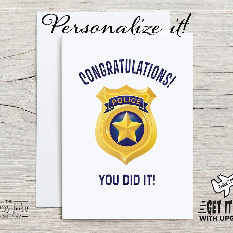 Personalized Police Graduation Gifts - 60+ Gift Ideas for 2026