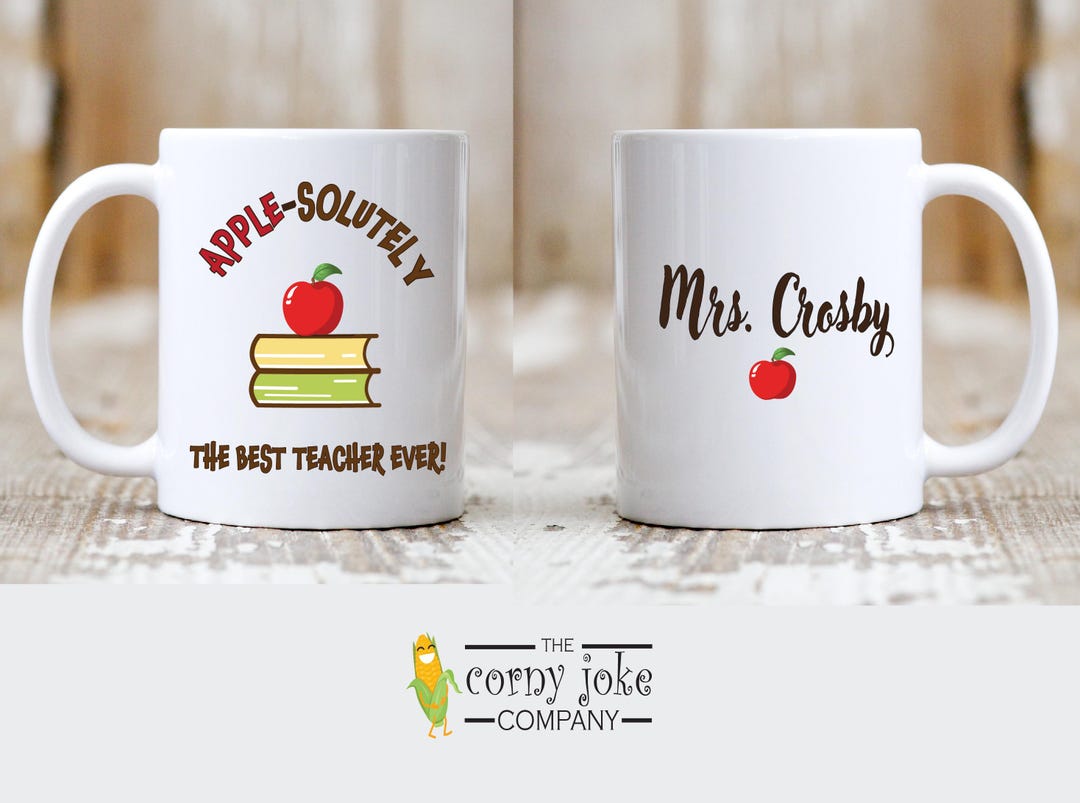 Teacher Appreciation Gift, Personalized Coffee Mug, Custom Teaching ...