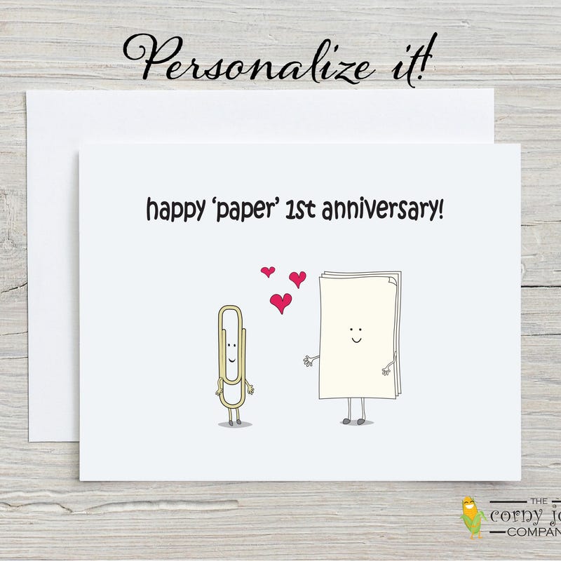 Paper Anniversary - Etsy