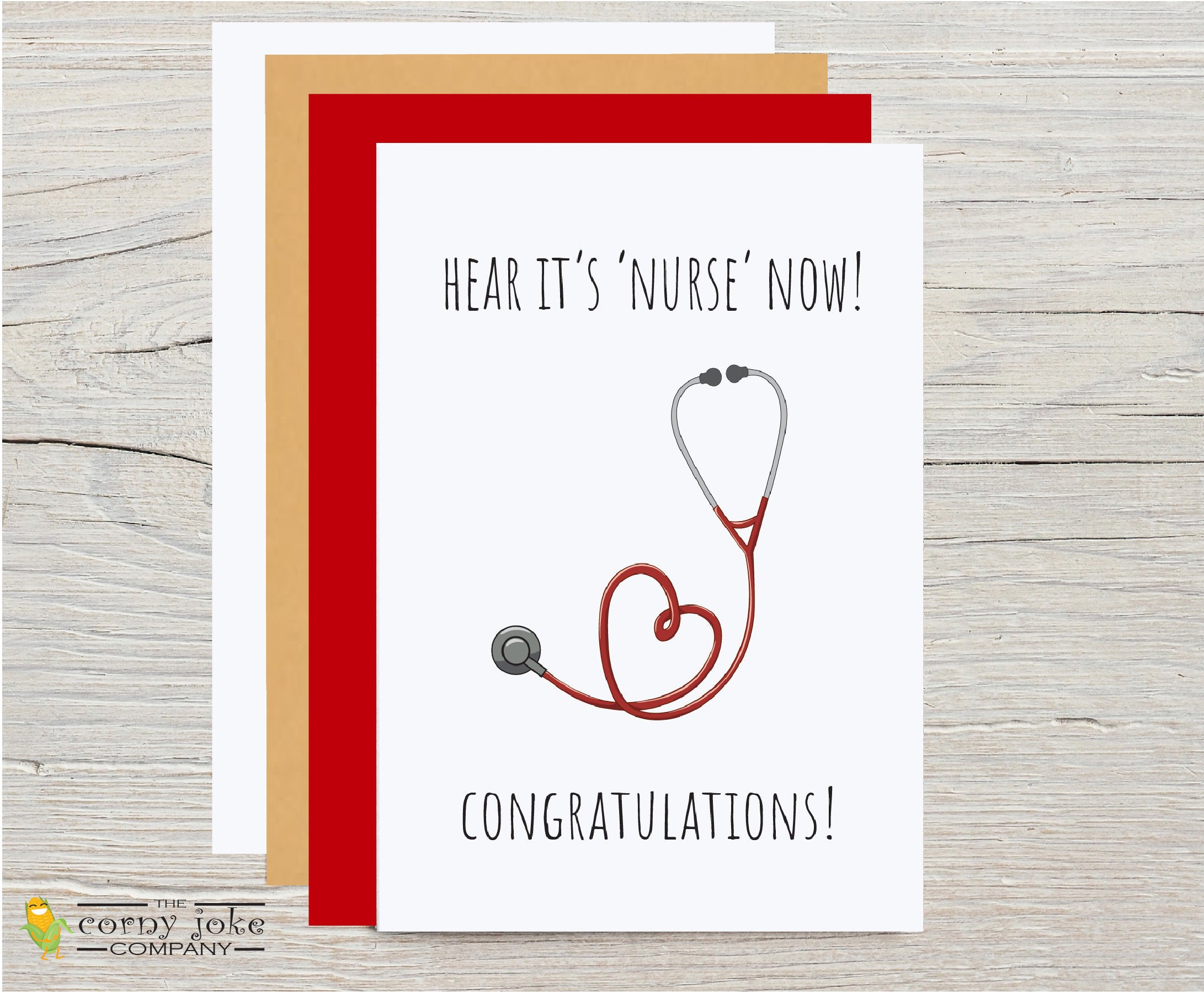Nursing Graduation Card, Funny New Nurse Card, Custom Medical School ...