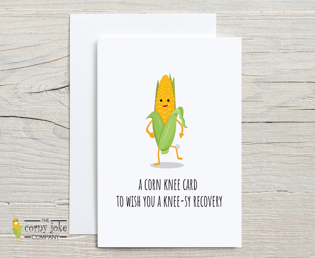 Knee Replacement Get Well Soon Card, Funny Recovery Card Perfect for ...