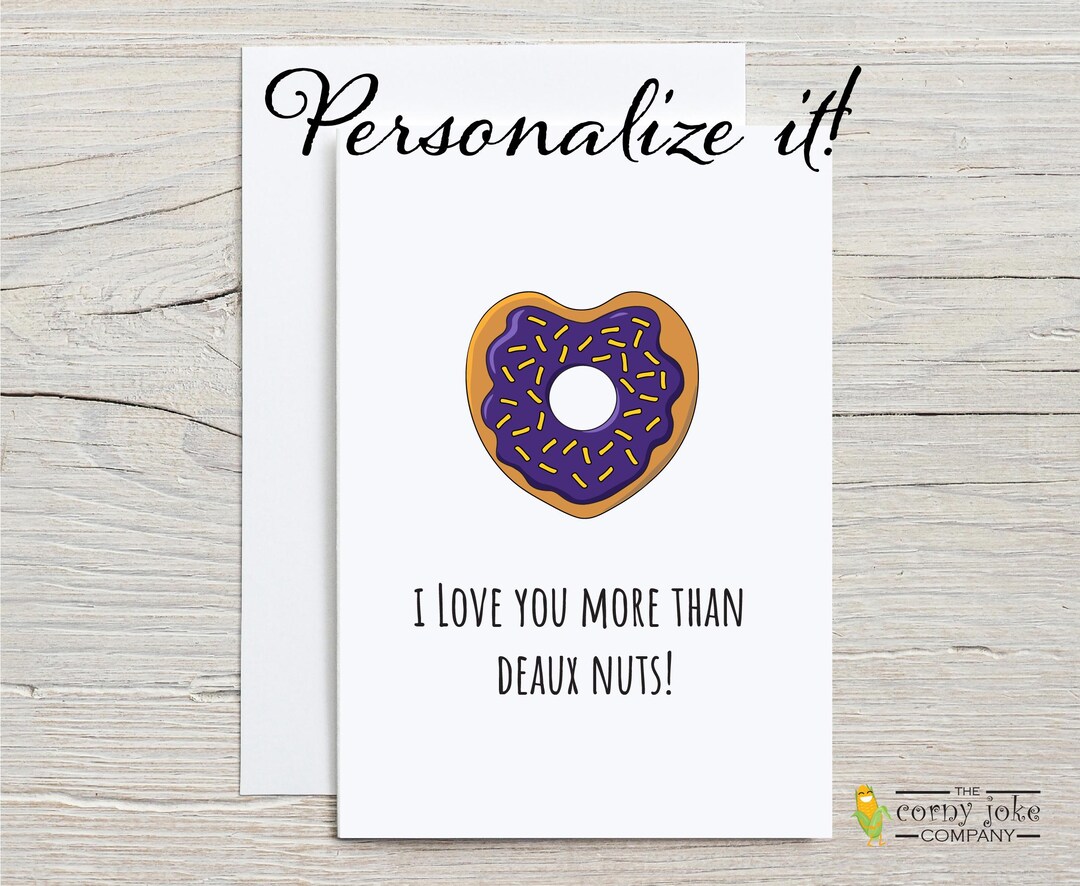 Louisiana Love Card for Your LSU Valentine, Husband, Wife, Boyfriend ...
