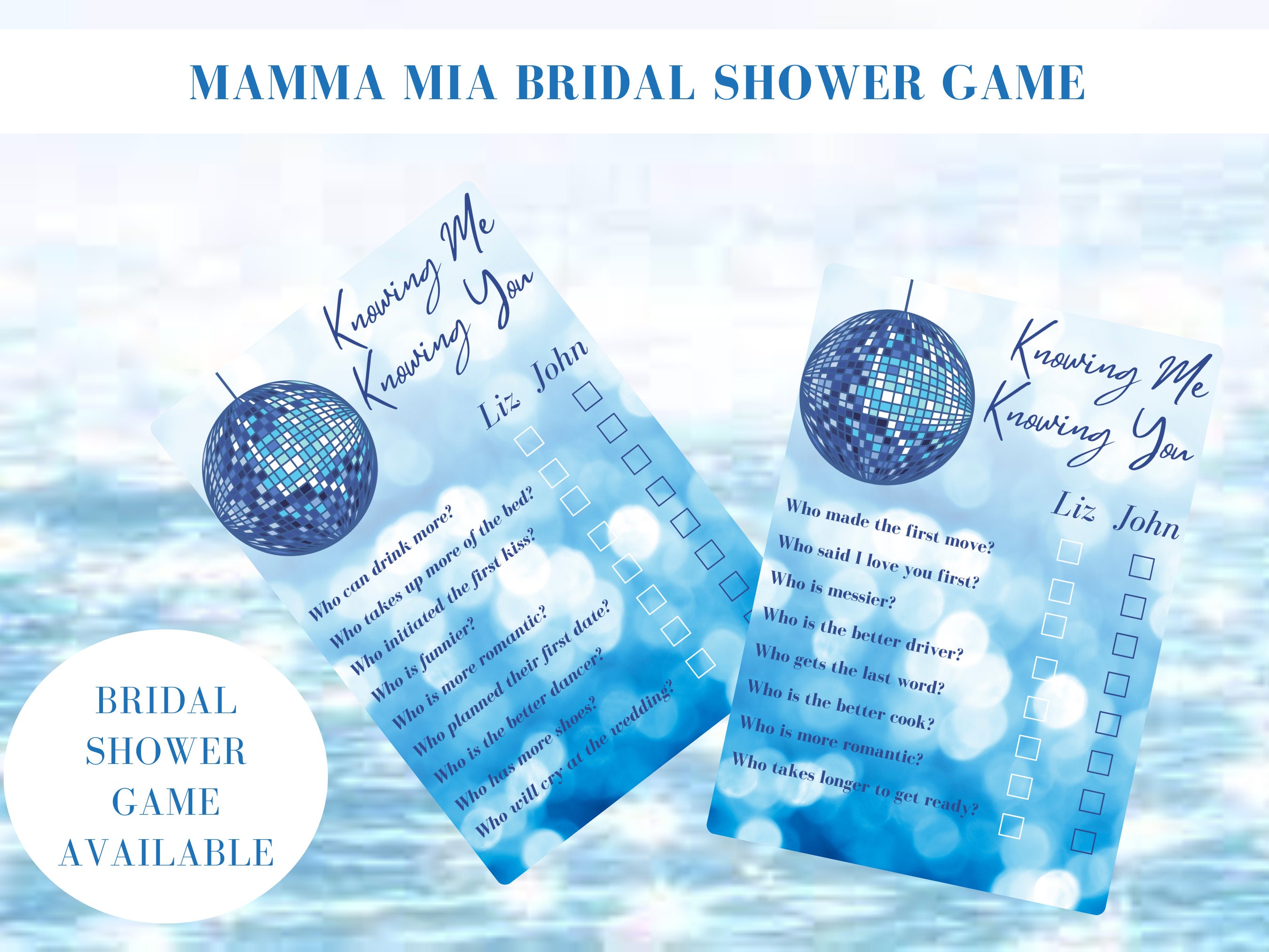Mamma Mia Birthday Party Invitation Mamma Mia Bridal Shower Etsy 