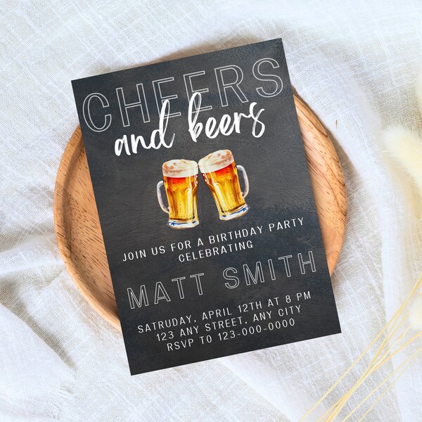 Beer Invitation - Etsy
