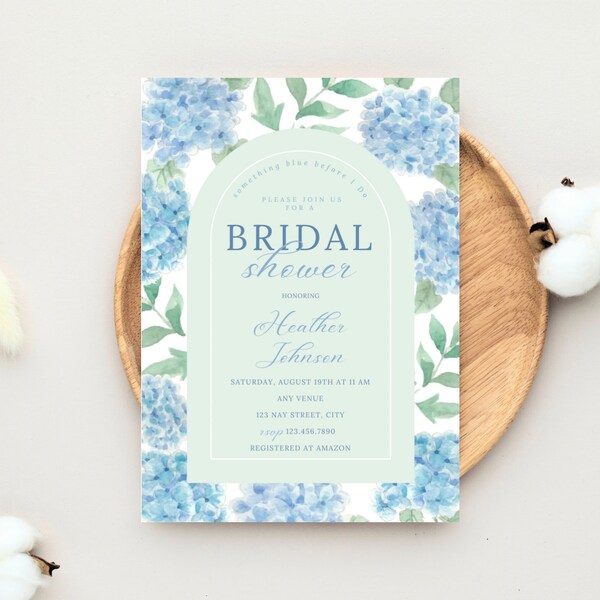 Something Blue Before I Do Bridal Shower Invitation - Etsy