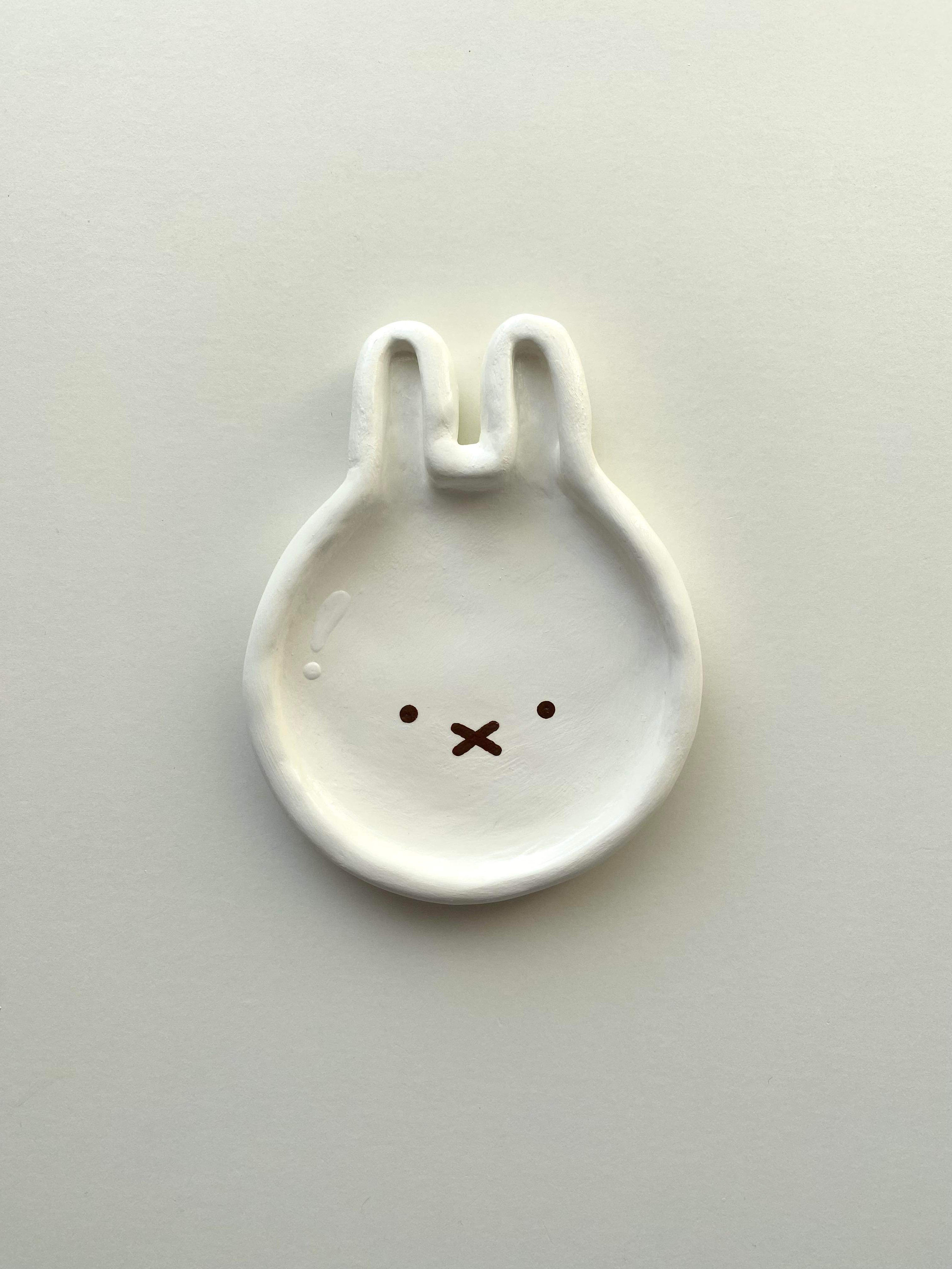 Miffy Inspired Air Dry Clay Jewelry Trinket Tray - Etsy
