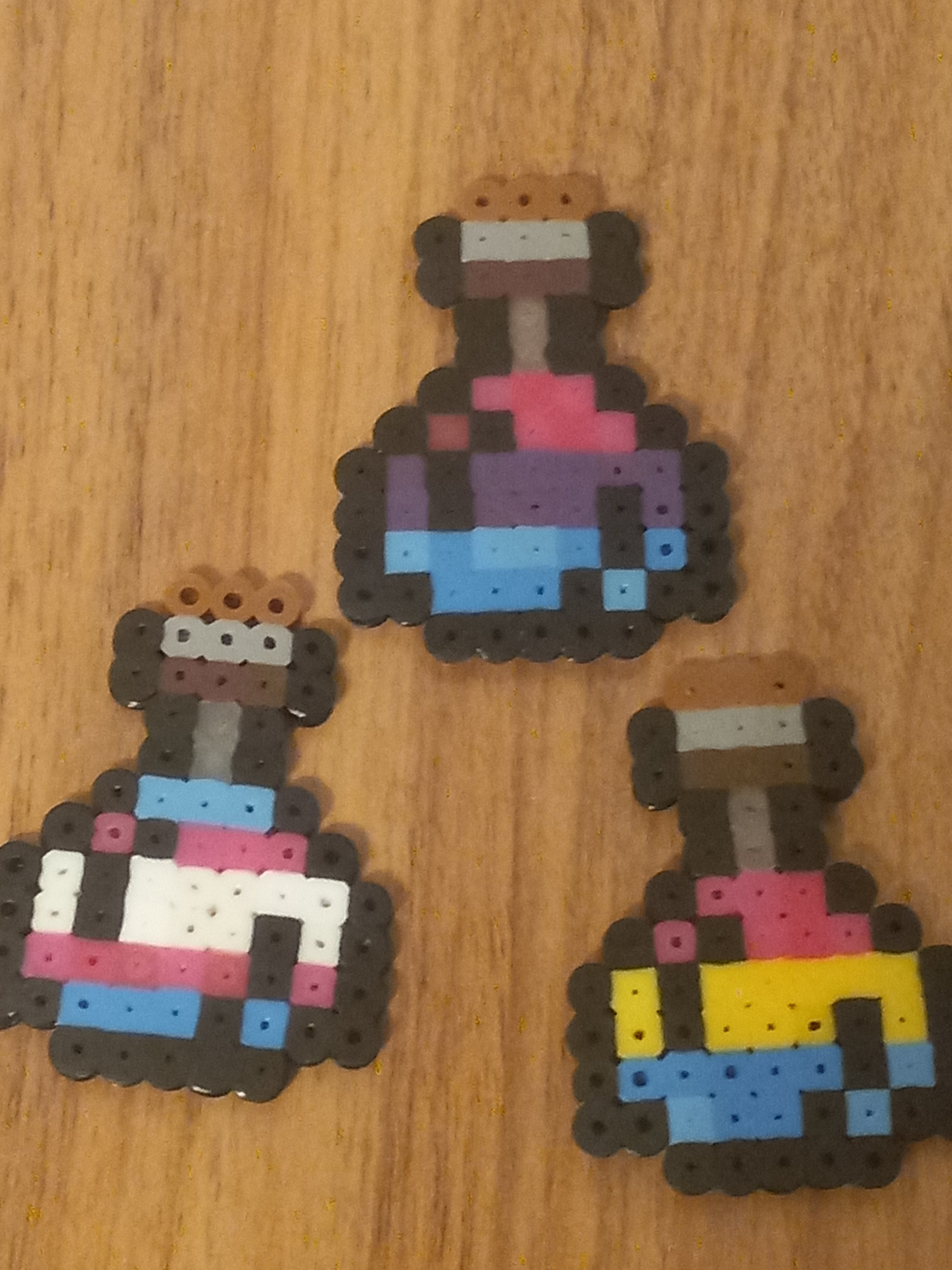 Minecraft Bottle Pride Perler - Etsy