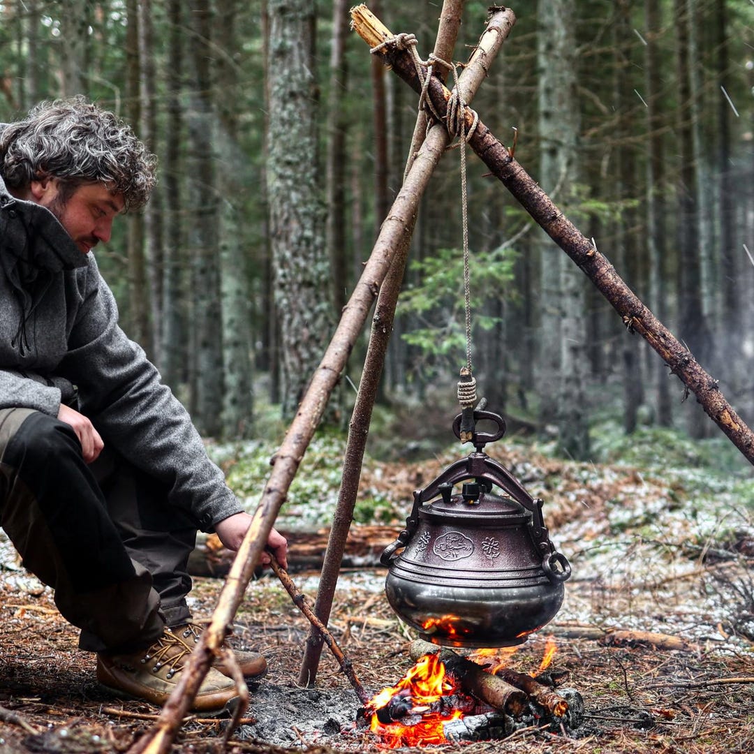 Afghan Pressure Cooker Kazan 9.5L - Durable Aluminum Cooking Pot ...