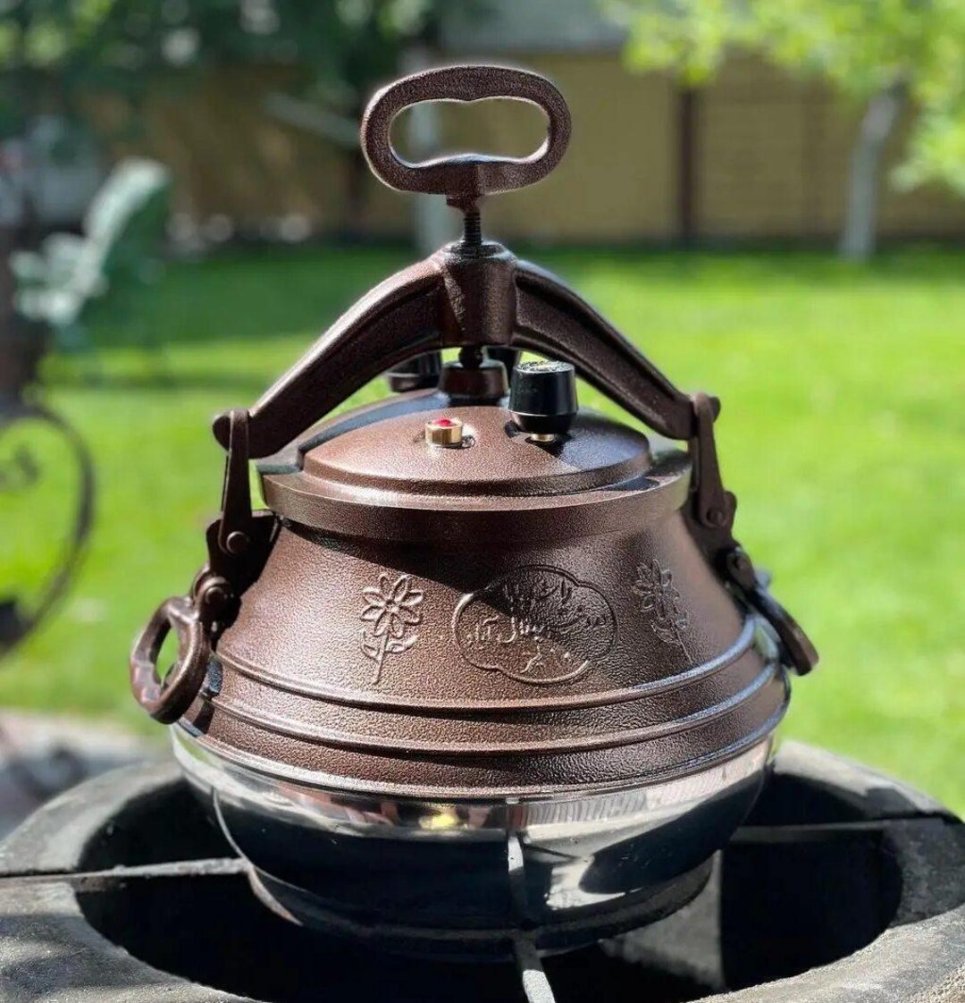 Afghan Pressure Cooker Kazan 4.5L, Traditional Multi-purpose Pot for ...