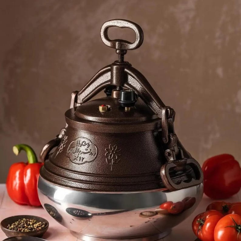 Afghan Pressure Cooker Kazan 4.5L, Traditional Multi-purpose Pot for ...