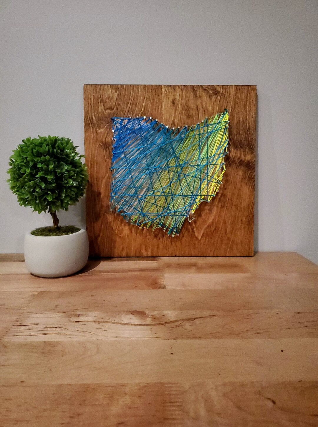State of Ohio String Art// Home Decor - Etsy