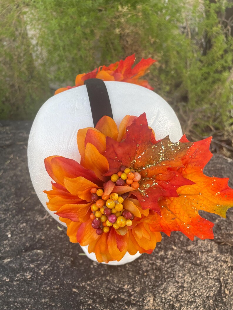 Autumn Blaze| Red and Orange| Headdress| Headpiece| Costume Accessory ...