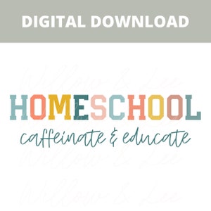 Homeschool Bundle PNG, Homeschool PNG, Homeschool Sublimation ...
