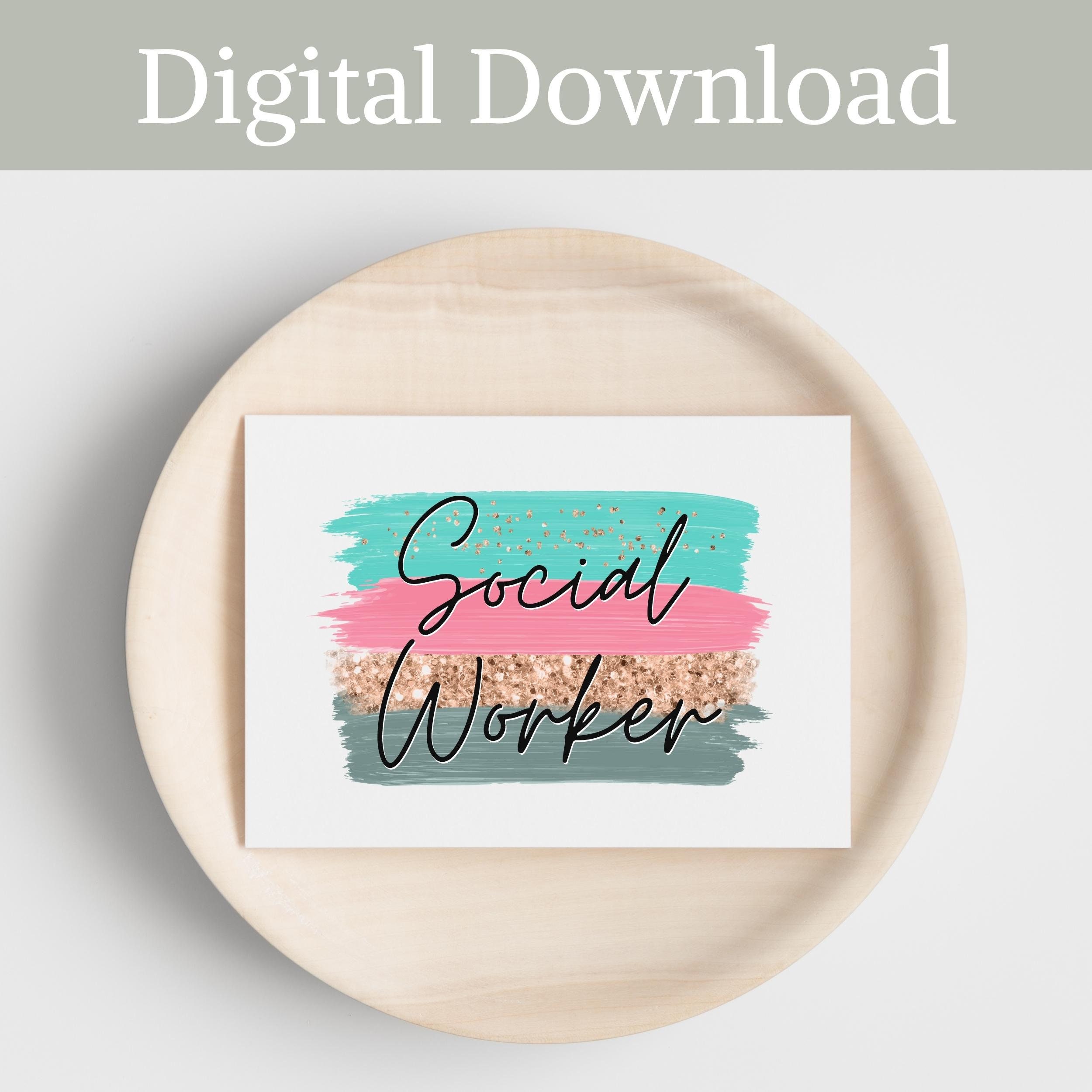 Social Worker PNG Social Worker Sublimation File Social - Etsy