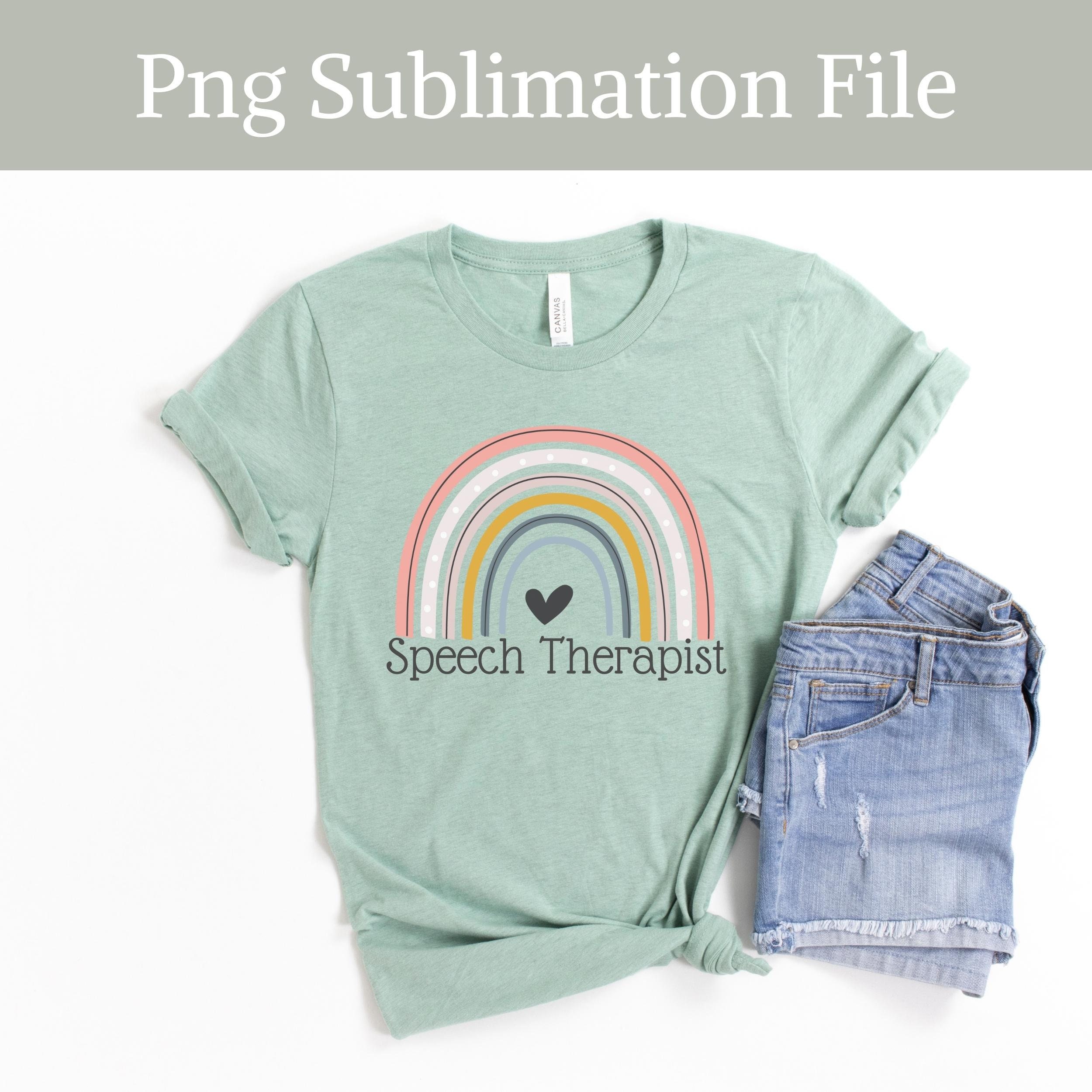 Logopeda Sublimación png Logopeda png Logopeda Arco Iris - Etsy España