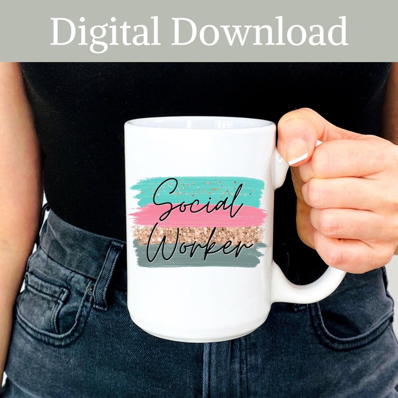 Social Worker PNG Social Worker Sublimation File Social - Etsy