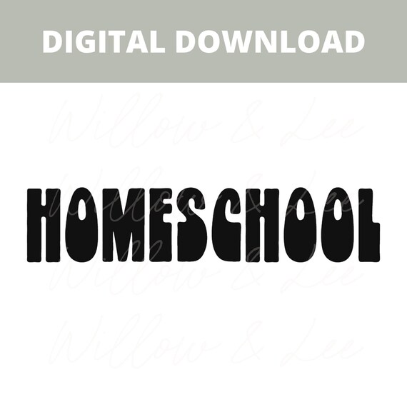 Retro Homeschool Sublimation PNG Homeschool Sublimation PNG | Etsy
