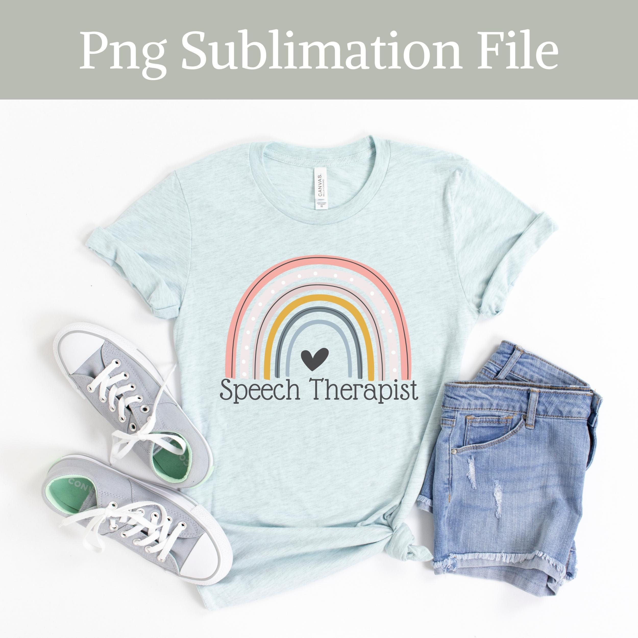 Logopeda Sublimación png Logopeda png Logopeda Arco Iris - Etsy España