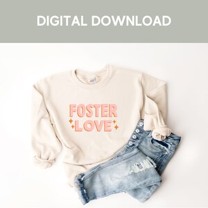 Foster Love PNG, Foster Mama Sublimation File, Foster Care PNG, Foster ...
