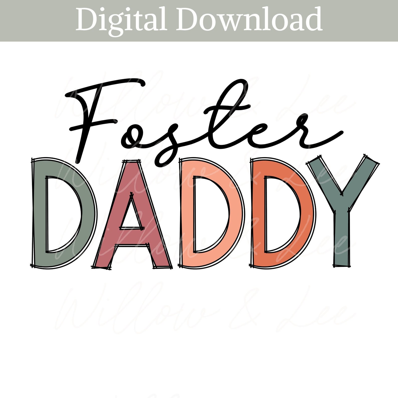 Foster Daddy, Foster Dad Png, Get Attached PNG, Foster Care PNG, Get ...