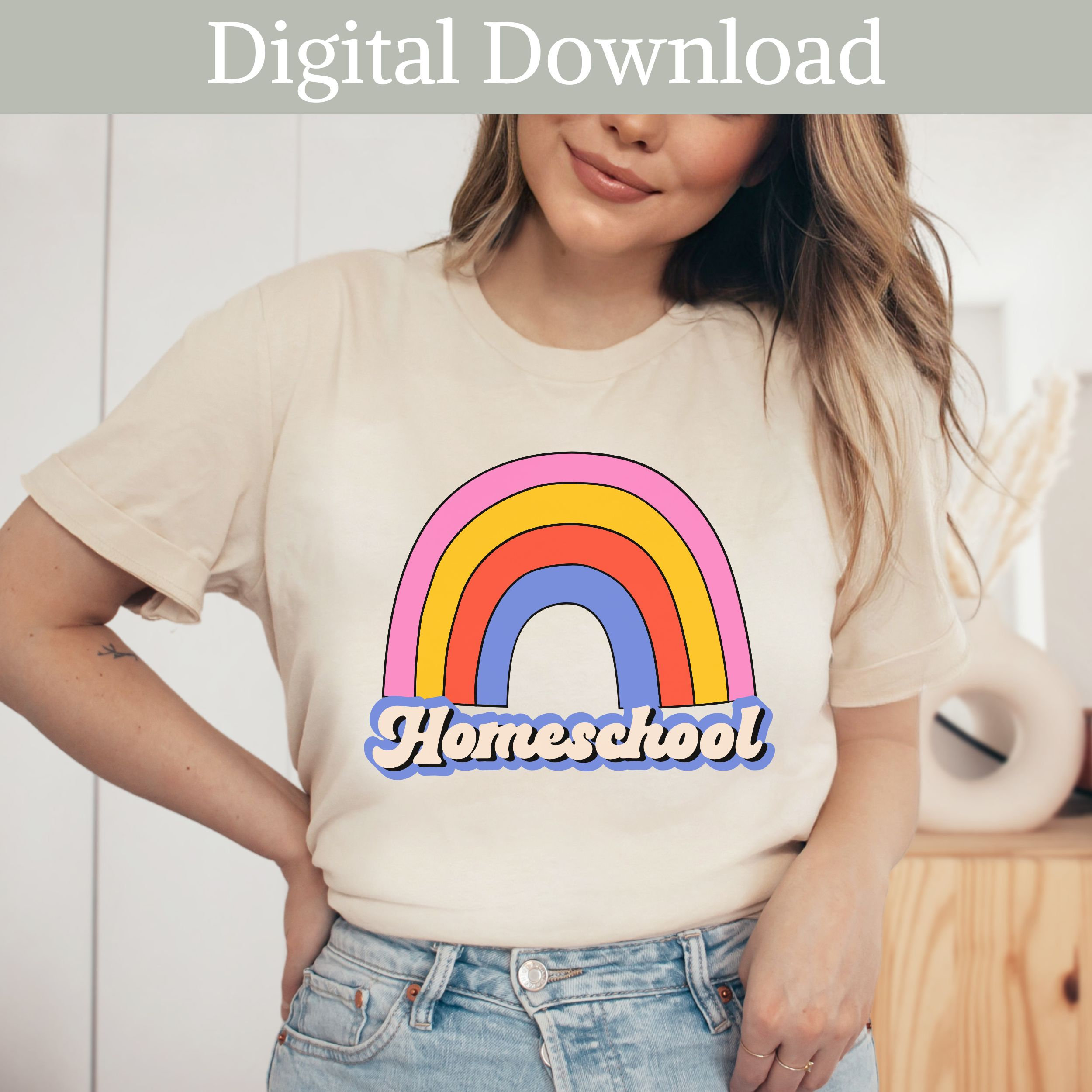 Retro Homeschool PNG Homeschooling PNG Homeschool Mom - Etsy