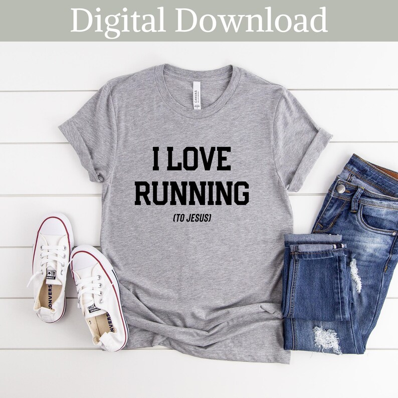 I Love Running to Jesus Png Jesus Png Christian Png Funny - Etsy