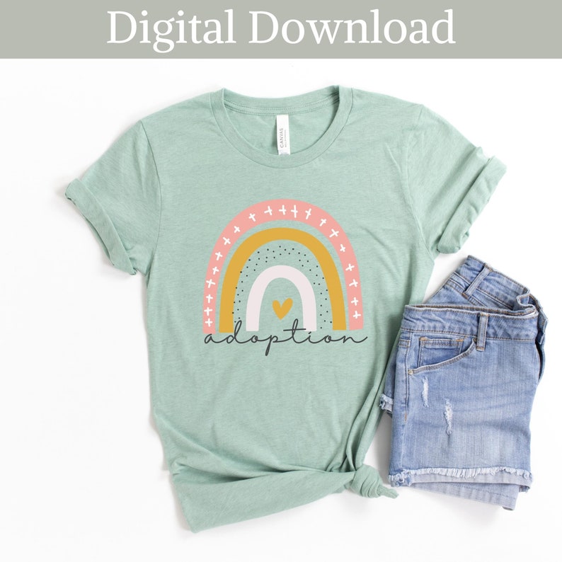 Adoption Png Adoption Rainbow Gotcha Day Png Forever Family - Etsy
