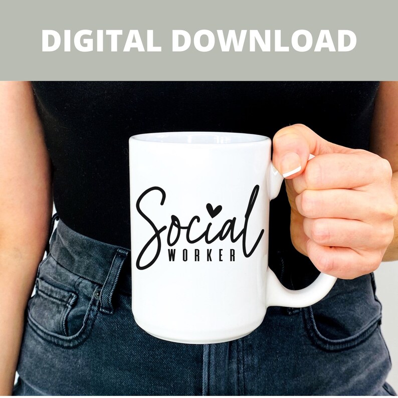 Social Worker PNG Social Worker Sublimation File Social Work | Etsy