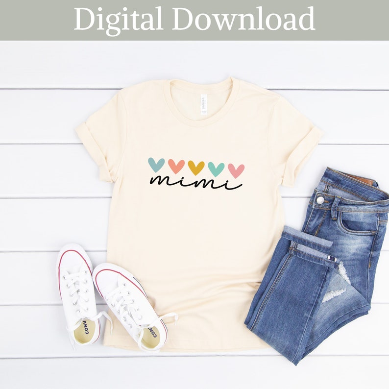 Mimi Png, Mimi Hearts Png, Mimi Sublimation, Mimi Shirt Design, Grammy ...