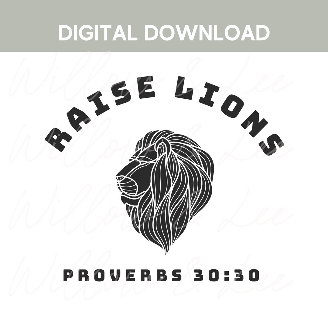 Raise Lions Sublimation Png, Raise Lions Png, Raise Lions Not Sheep ...