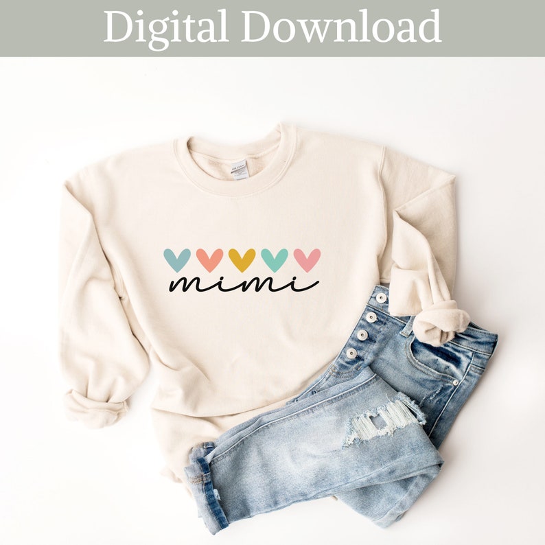 Mimi Png, Mimi Hearts Png, Mimi Sublimation, Mimi Shirt Design, Grammy ...