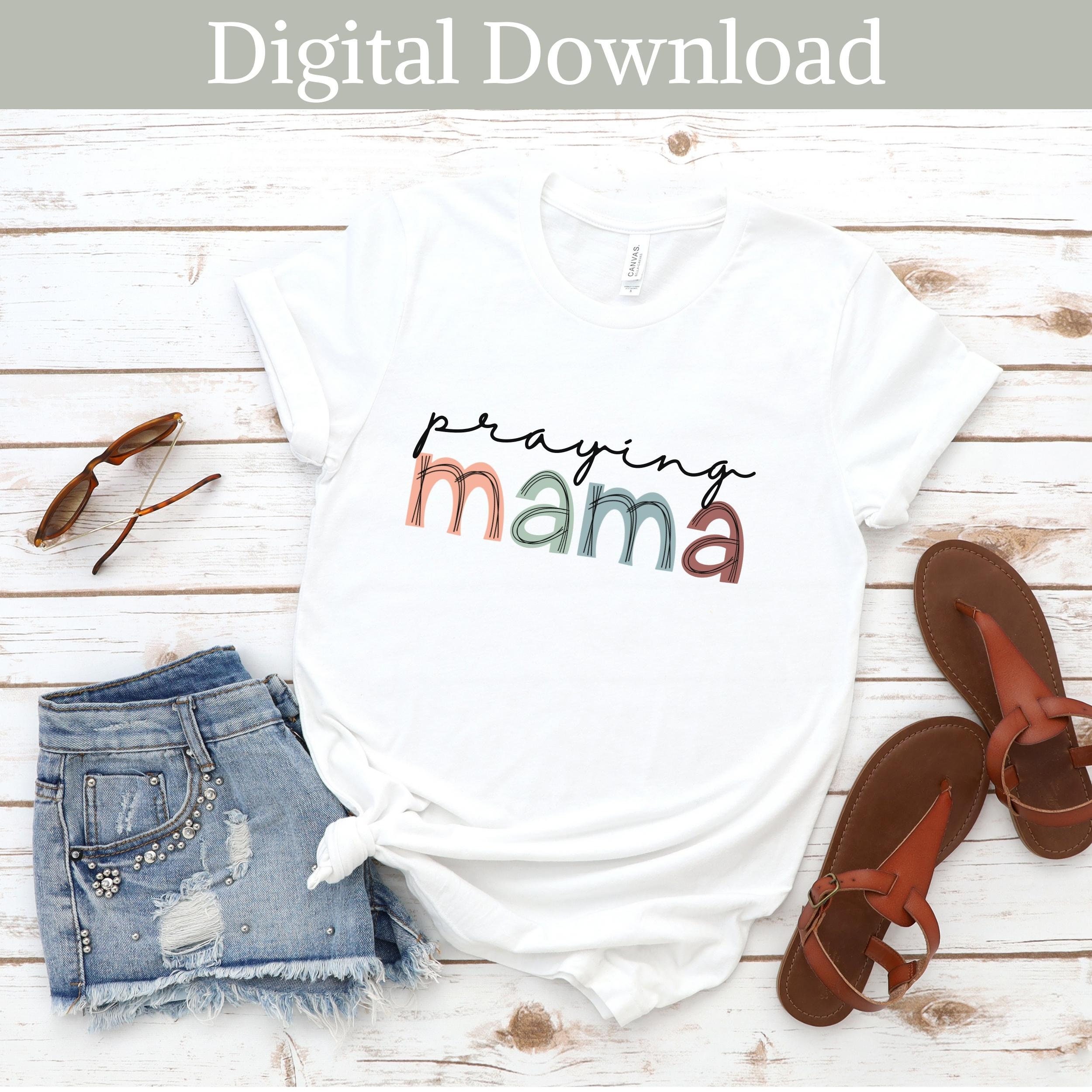 Praying Mama Sublimation Png, Praying Mama Png, Christian Sublimation ...