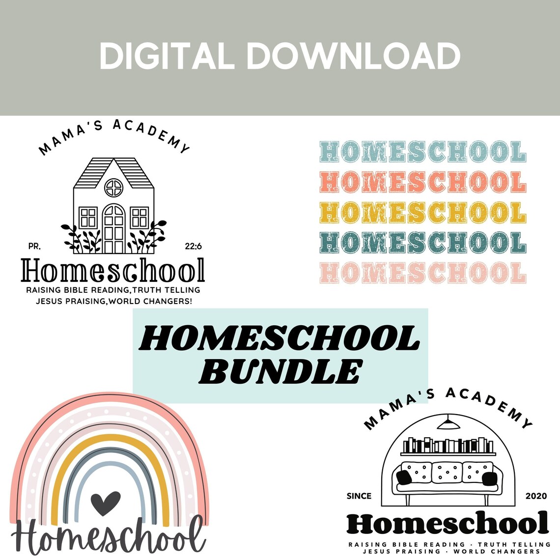 Homeschool Bundle PNG Homeschool PNG Homeschool Sublimation | Etsy