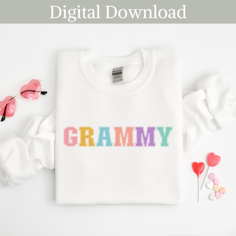 Grammy Png, Grammy Block Letters Png, Grammy Sublimation, Grammy Shirt ...