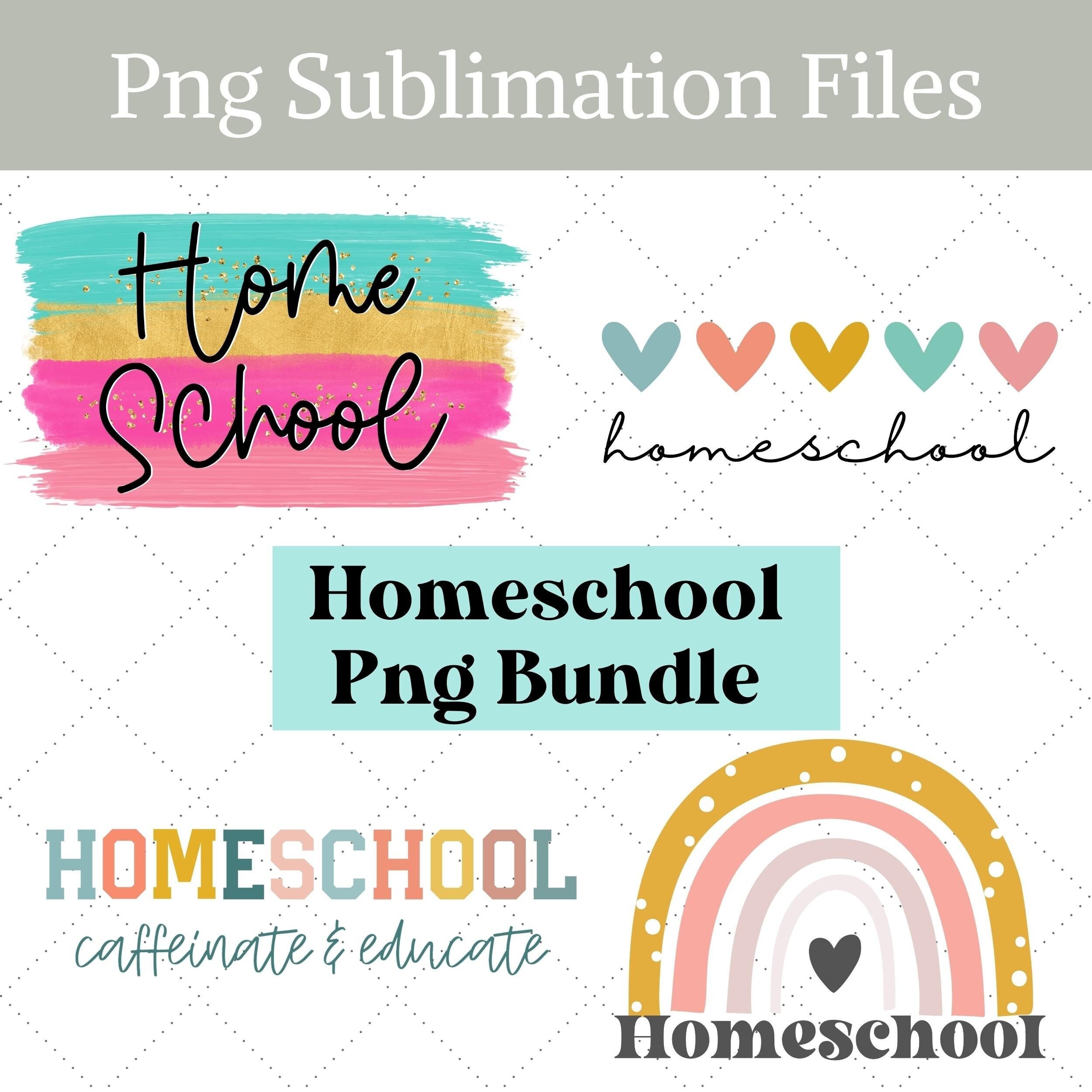 Homeschool Bundle PNG Homeschool PNG Homeschool Sublimation - Etsy