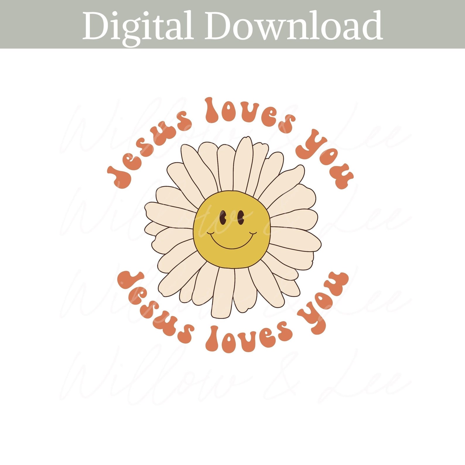 Jesus Loves You Png, Christian Smiley Face, Retro Christian Png, Jesus ...